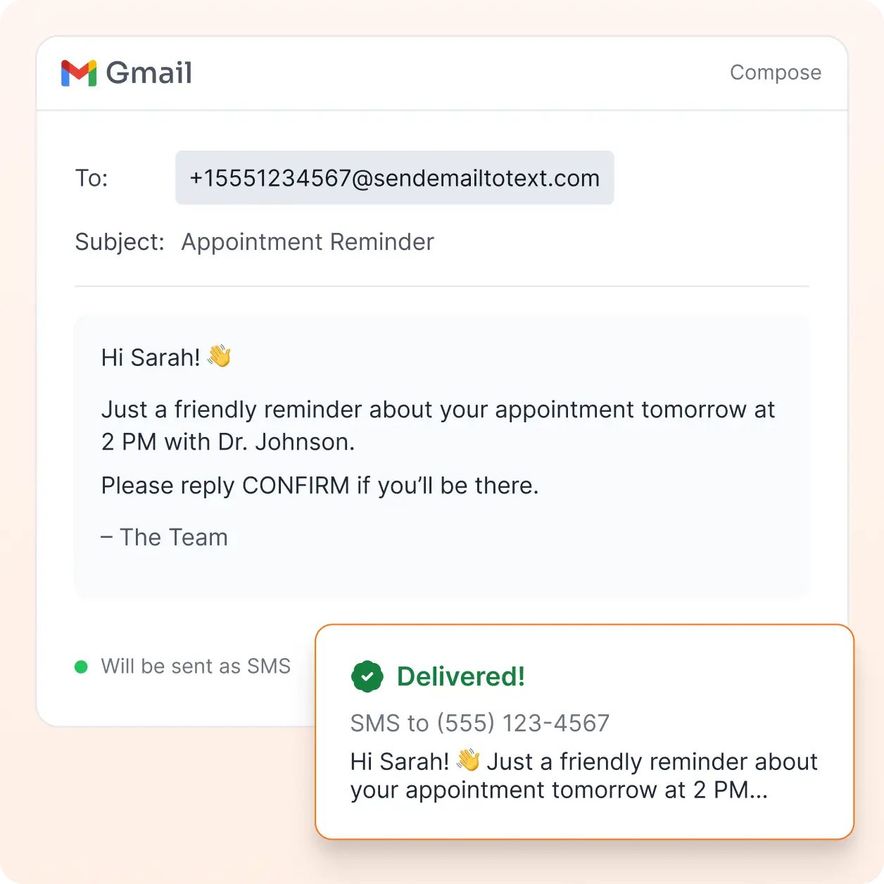 Send & Receive SMS via Email | Email to Text Service - TextBolt